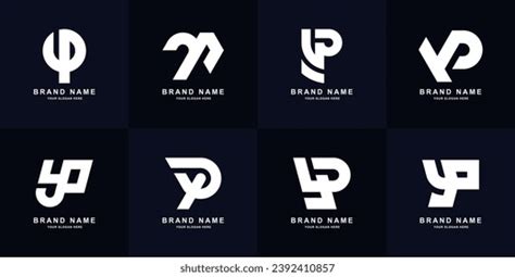 Collection Letter Yp Py Monogram Logo Stock Vector Royalty Free 2392410857 Shutterstock