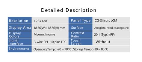 Ls010b7dh04 Sharp 1inch 128x128 Memory In Pixel Lcd 3 Wire Spi Interface Small Tft Mip Lcd