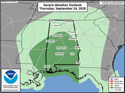 A Few Strong Storms Possible On Thursday In Alabama As Whats Left Of