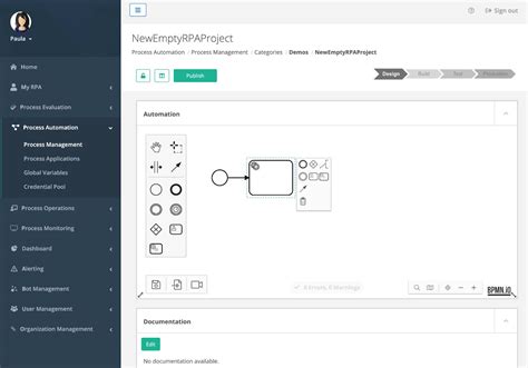 Claim And Start Editing An RPA Process In MuleSoft RPA Manager