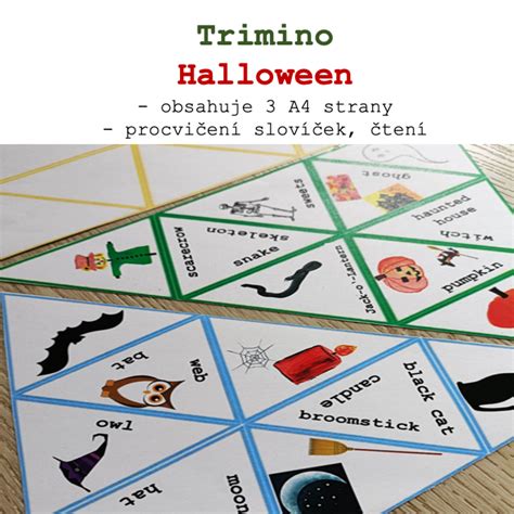Trimino Halloween Učitelnice