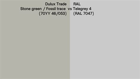 Dulux Trade Stone Green Fossil Trace 70yy 46 053 Vs Ral Telegrey 4