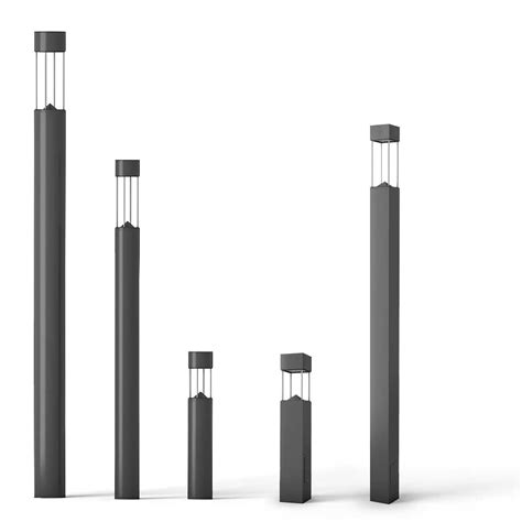 U S Architectural Lighting Expands Axim Series With Square Contemporary Columns And Bollards