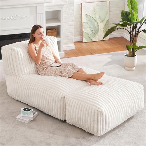 Hobestluk Big Bean Bag Lounger Chairs Large Beanbag Chair