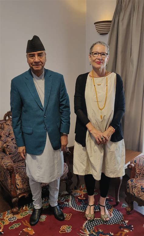 Ambassador Elisabeth Von Capeller On Twitter Farewell Meeting This