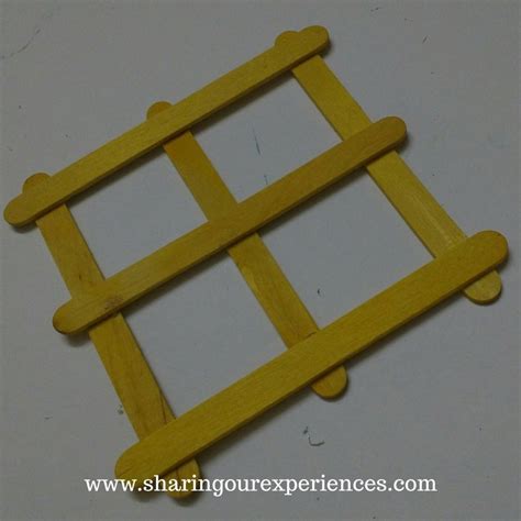 Very Easy Wall Hanging With Popsicle Sticks Frugal Home Decor Crafts