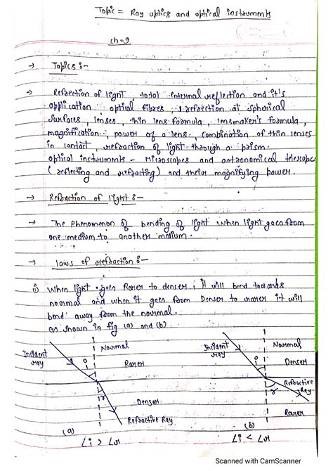 Solution Ray Optics And Optical Instruments Ncert Studypool