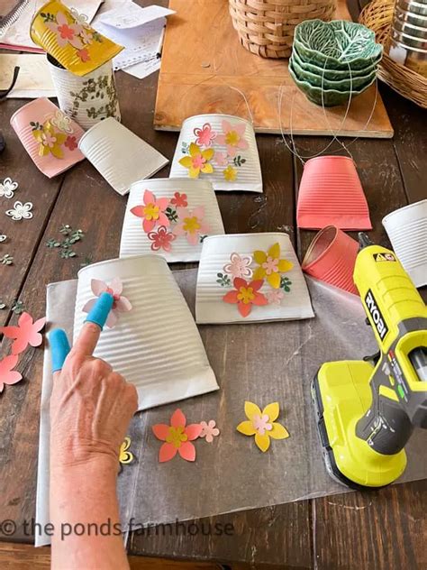 How To Make Diy Plant Pots With Recycled Aluminum Flowers