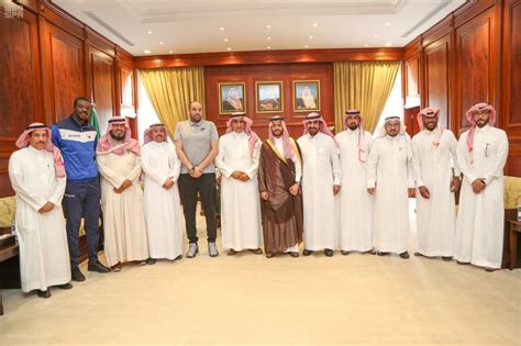 رياضي نائب أمير منطقة حائل يستقبل رئيس الجبلين