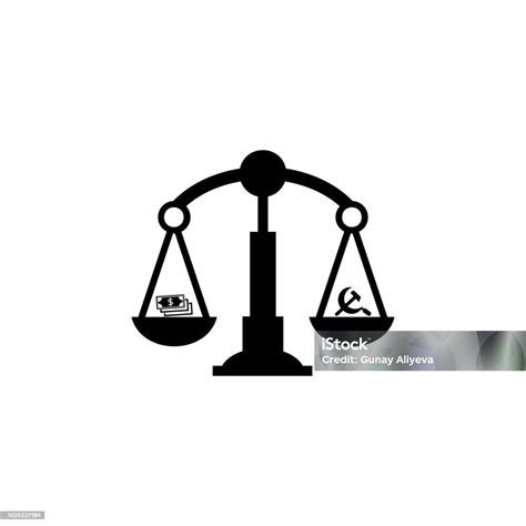共產主義和資本主義的尺度圖示共產主義例證的元素優質的圖形設計圖示標誌和符號收集網站 網頁設計圖示向量圖形及更多共產主義圖片 Istock