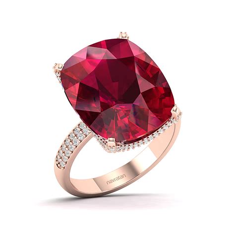 The Fiery Single Stone Ruby Ring