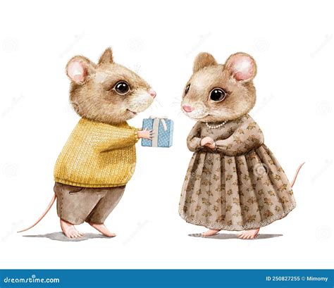 Cartoon Girl Mouse