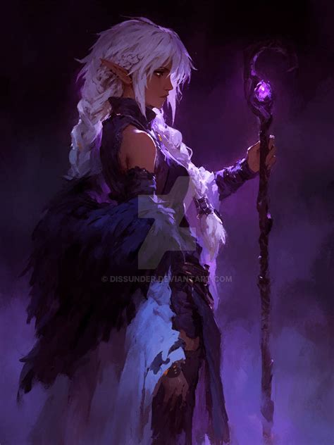 Drow Elf Adoptable Witch Rogue Art Dnd Beauty Epic By Dissunder On