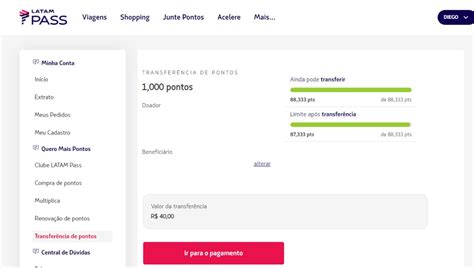 Como Transferir Pontos Entre Contas No Latam Pass Passageiro De Primeira