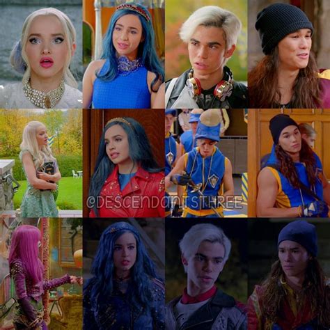 Disneys Descendants 3 On Instagram Core Four 1st 2nd Or Vk Outfit