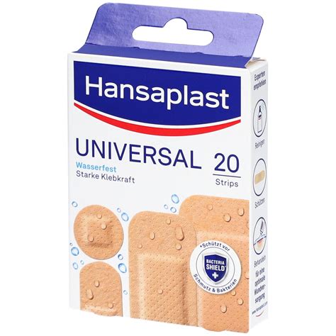 Hansaplast Universal Strips 20 St Shop Apotheke At