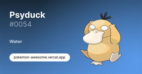 Psyduck · 0054