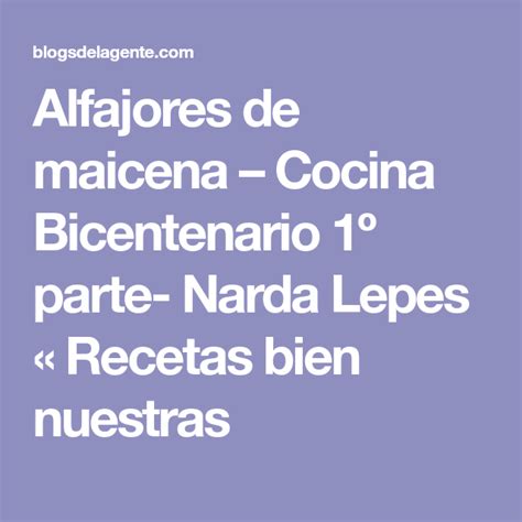 Alfajores de maicena Cocina Bicentenario 1º parte Narda Lepes