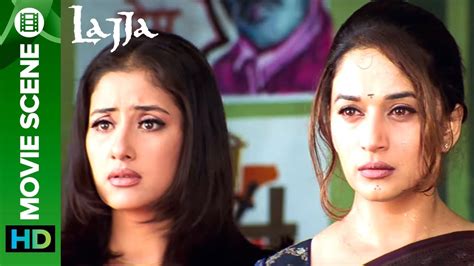 Madhuri Dixit Fights For Justice Lajja Youtube