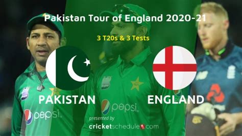 Watch Pak Vs Eng 2020 Series Schedule Squads And Stats Cricket Videos