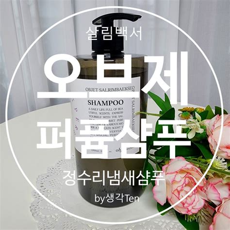 정수리 냄새 샴푸 향기로 잡아주는 살림백서 오브제 퍼퓸 샴푸 네이버 블로그