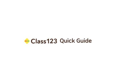 Class123 Guide For Teachers Desktop Version Pdf