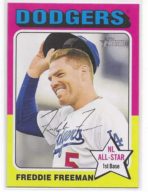 2024 Topps Heritage Image Variations 248 Freddie Freeman Los Angeles