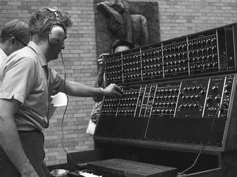 His And Moog Synthesizer