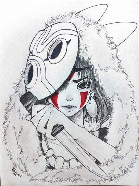 Princess Mononoke Drawing Np