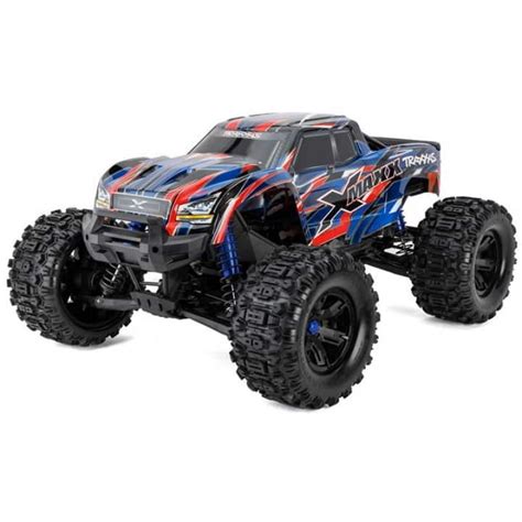 Traxxas X Maxx 8S 1 6 4WD Brushless RTR Monster Truck Blue W TQi Radio Belted Tires