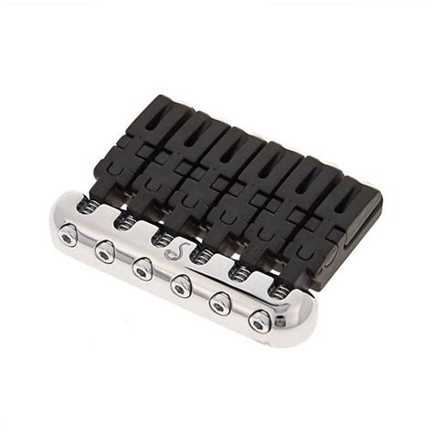 Schaller Hannes6 6 String Guitar Bridge Chrome Hannes 6 Reverb