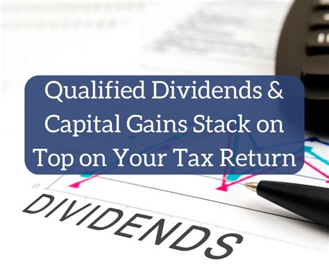Qualified Dividends And Capital Gain Tax Worksheet In Excel