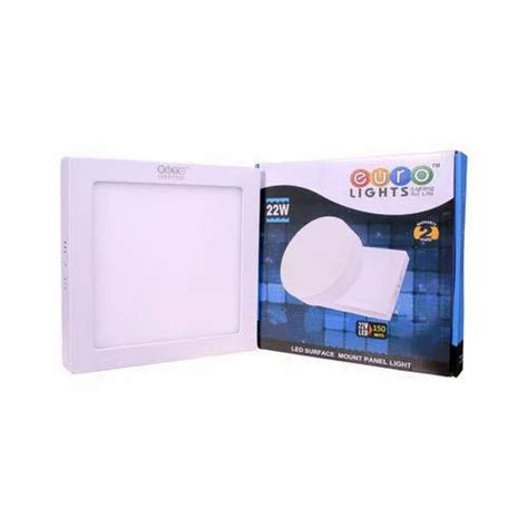 Euro Lights Warm White 22w Led Surface Mount Panel Light At Rs 250 Piece In Coimbatore