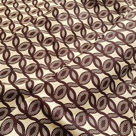 Cream And Brown Lattice Ankara Urbanstax