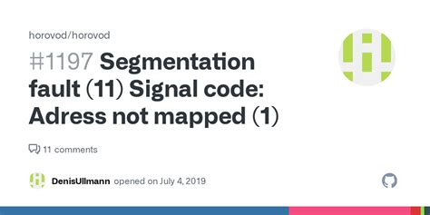Segmentation Fault 11 Signal Code Adress Not Mapped 1 Issue