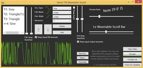 Serum Fm Wavetable Studio Free Audio Editor Daw Host And Sequencer