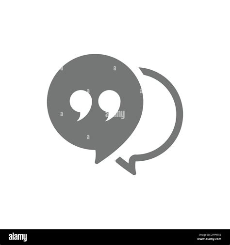 Gray Quotation Marks