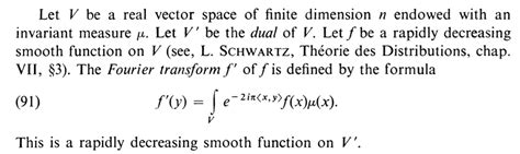Real Analysis Fourier Transform And Dual Vector Space Mathematics