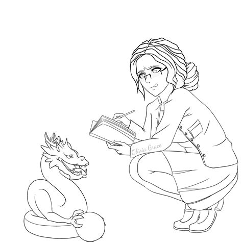 Olivia Grace Dr Lombard Character Artwork