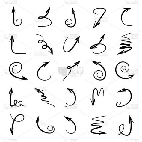箭头矢量插画