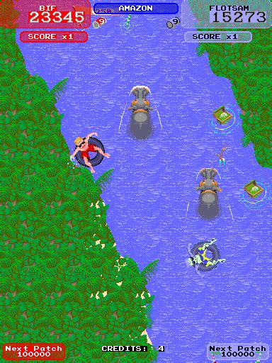 Screenshot Of Toobin Arcade 1988 Mobygames
