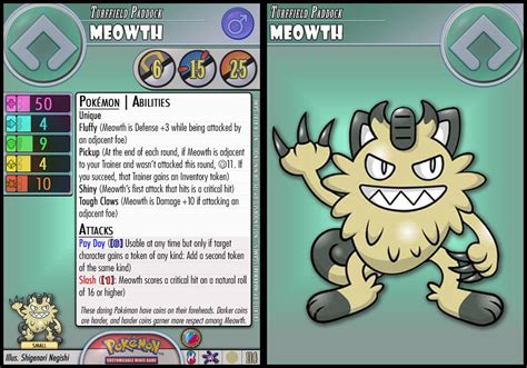 Shiny Galarian Meowth By Pokemoncmg On Deviantart