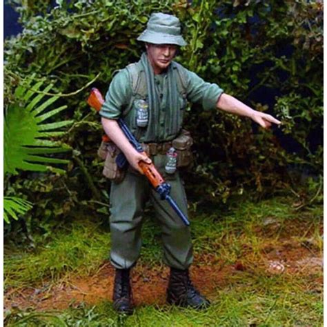 135 Resin Model Kit Vietnam War Australian Soldier Slr Unpainted