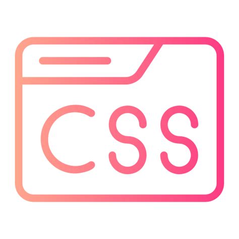 Css Generic Gradient Outline Icon Css Generic Gradient Outline Icon