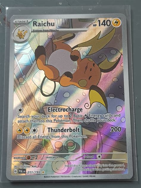 Pokemon Scarlet And Violet Paldea Evolved Raichu 211193 Full Art Ill