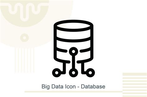 big data icon database graphic by melindagency · creative fabrica