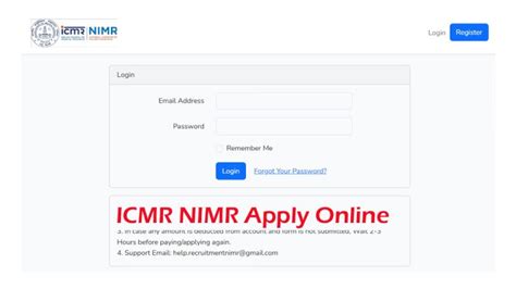 ICMR NIMR Recruitment 2024 Online Form Notification For LDC PA UDC