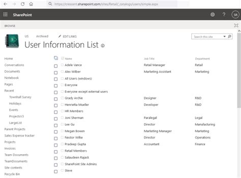 Sharepoint Online Export User Information List Using Powershell