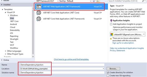 Kiêns Blog Góc Net Tạo Demo áp Dụng Dependency Injection Trong Asp