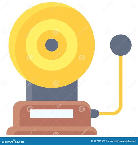 School Bell Icon High School Related Vector Illustration Stock Vector